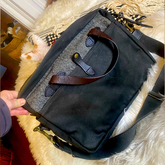 Filson | Bags | Authentic Filson Laptopbriefcase Blackgrey | Poshmark
